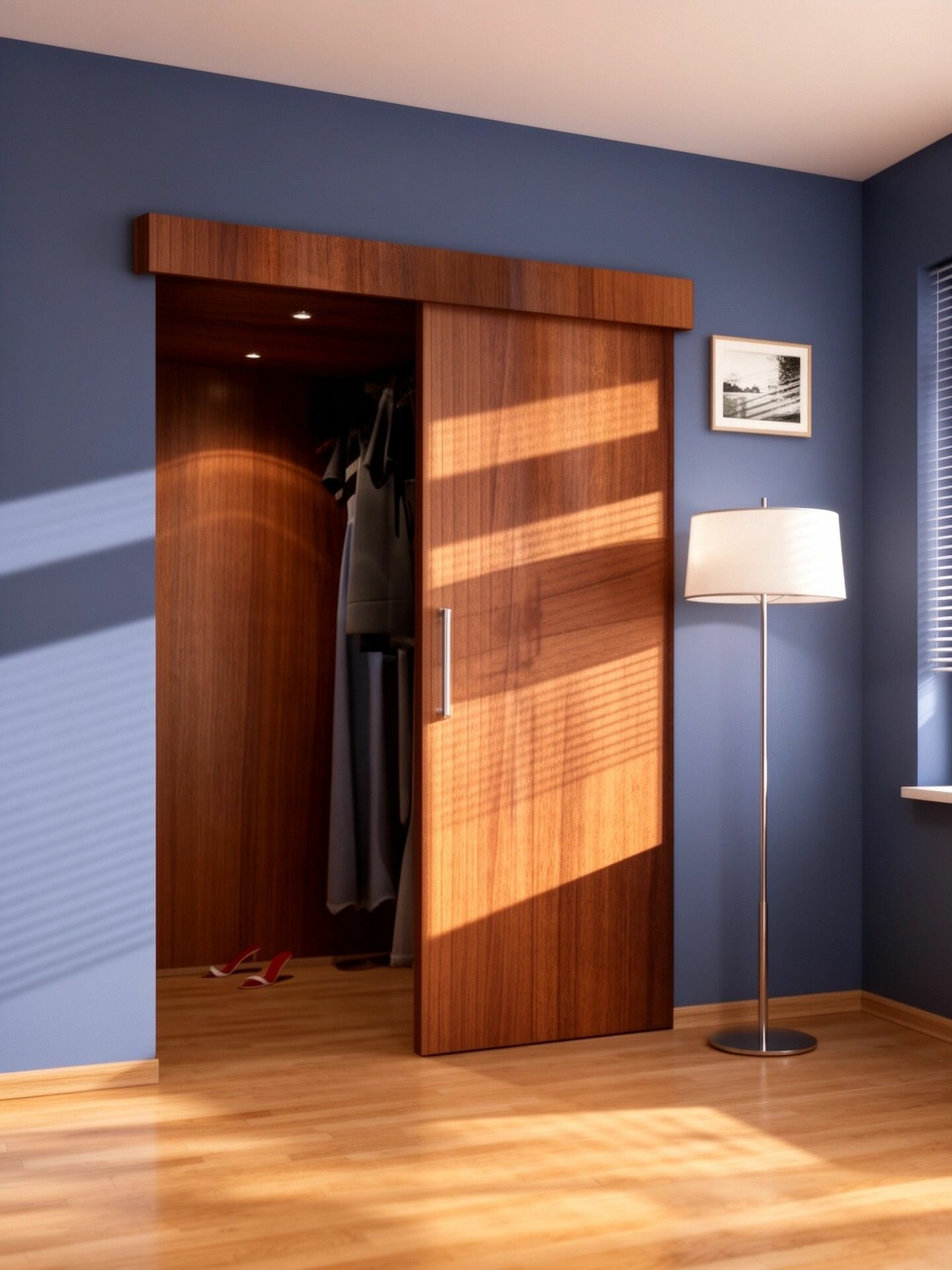 Фурнитура для раздвижных дверей шкафа-купе SATURN 1800 (комп. на 1 дверь)