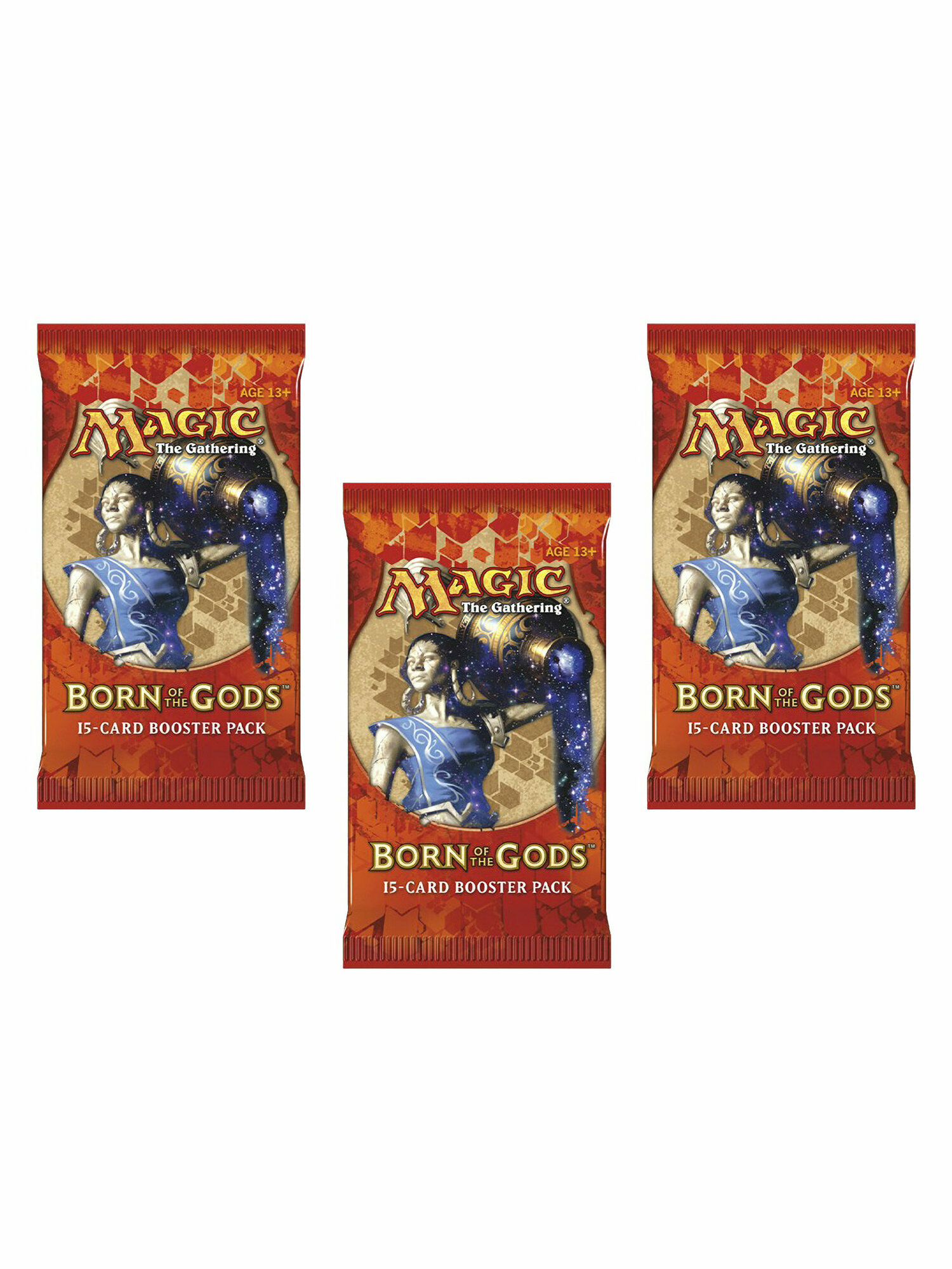 Magic The Gathering: 3 бустера MTG издания Born of the Gods на английском