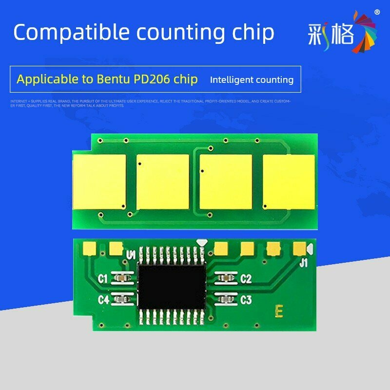 Чип для подсчета тонера M6506 M6556nw M6606 M6506nw M6606nw, совместимый с картриджами Pantum PD206, для принтеров