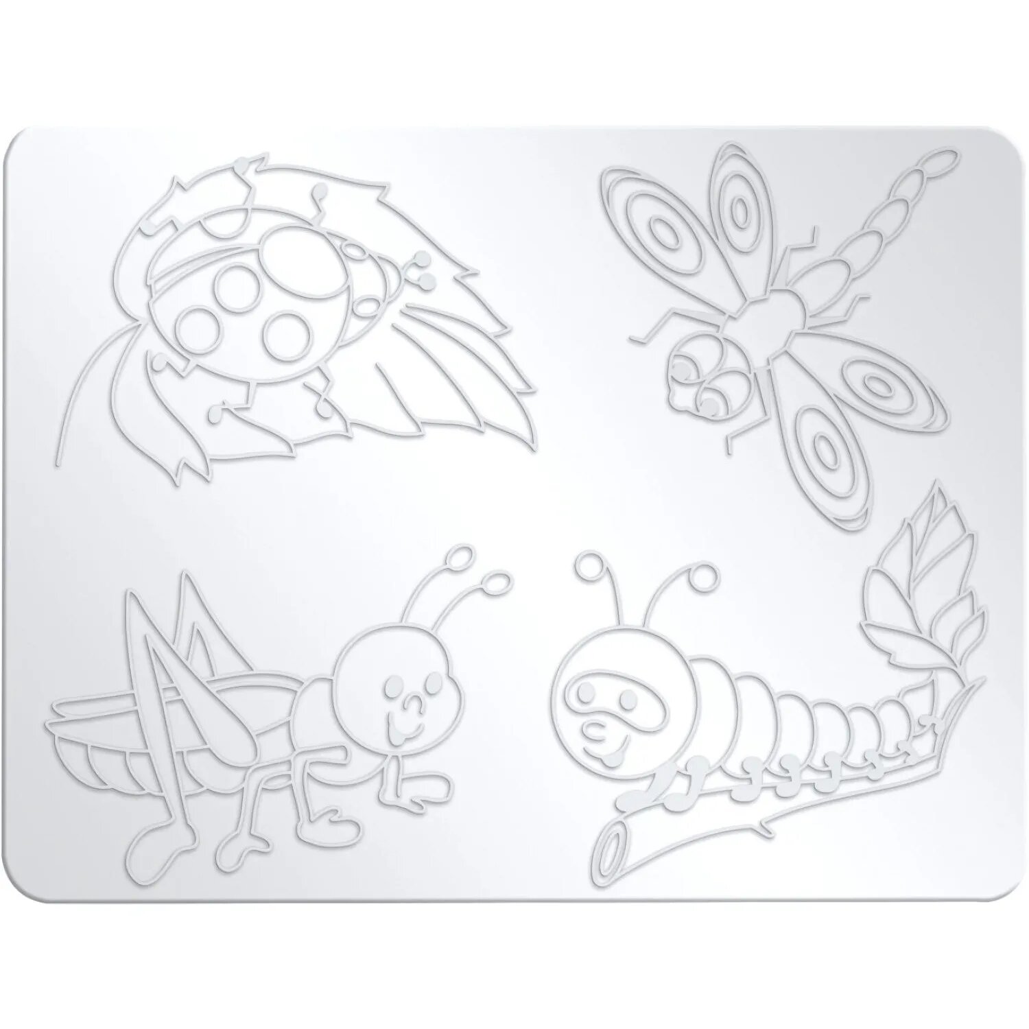 Доска для лепки 1, А5, с рельефным трафаретом