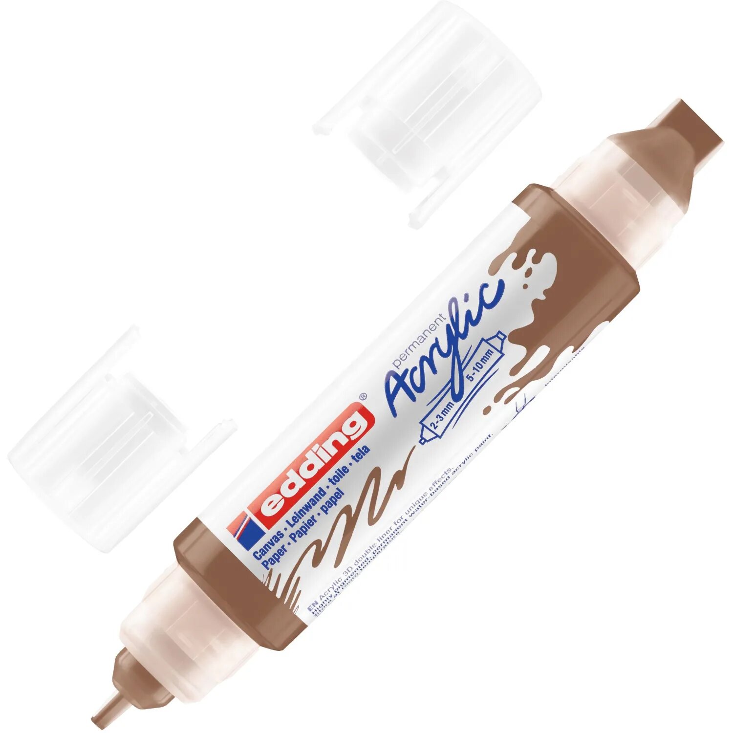 Маркер акриловый двусторонний 3D Edding 5400/919. Светло-коричневый/Hazel