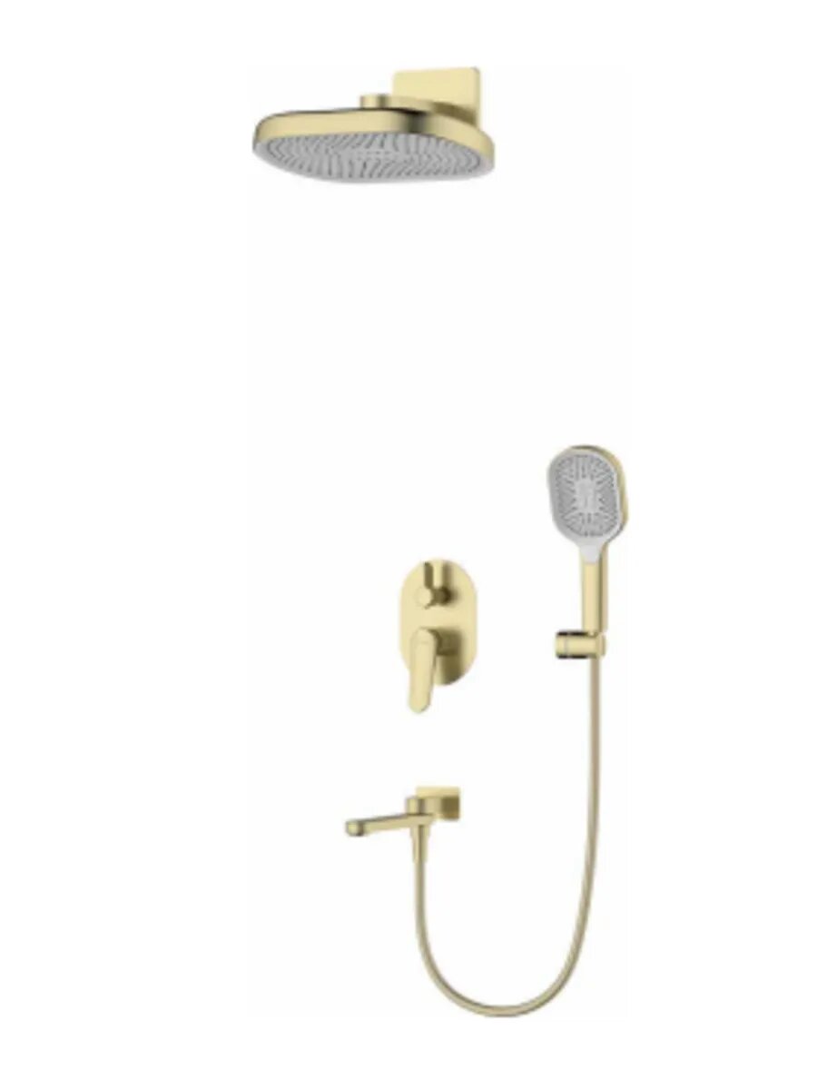 Душевая система скрытого монтажа встраиваемая Gappo G7110-3