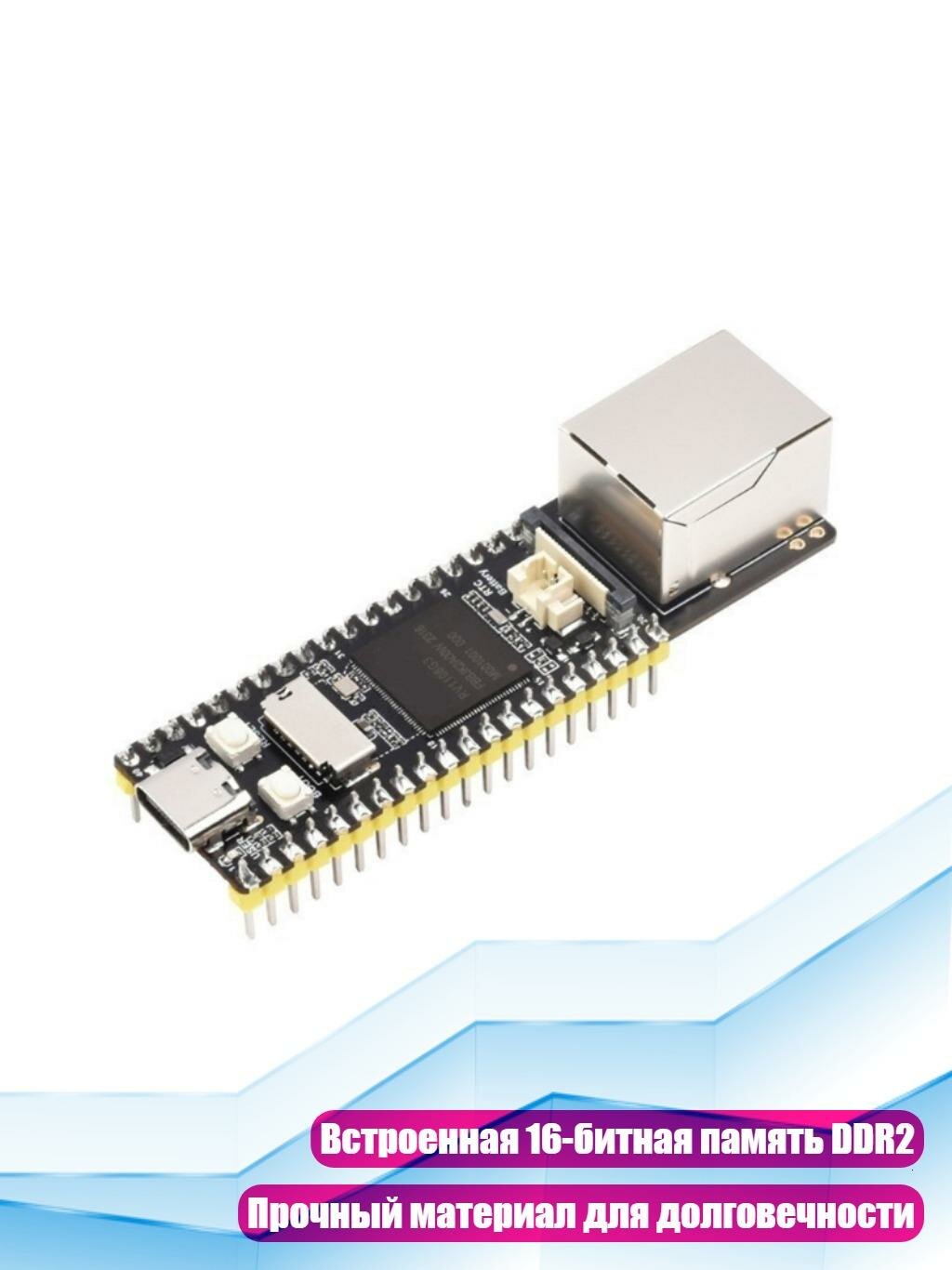 Микрокомпьютер RV1106 с предпаянным заголовком, 128MB - Коллектор припойного штифта