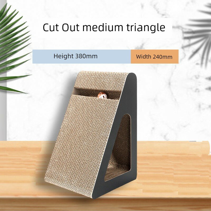 Картонная лежанка-кресло для кошек, игрушка-кресло для котят, когтеточка, большая лежанка-когтеточка для кошек, товары