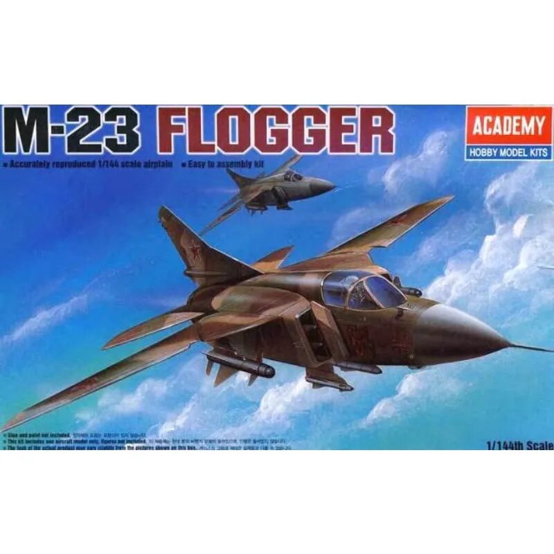 Модель Академии МиГ-23 FLOGGER 1/144 пластик