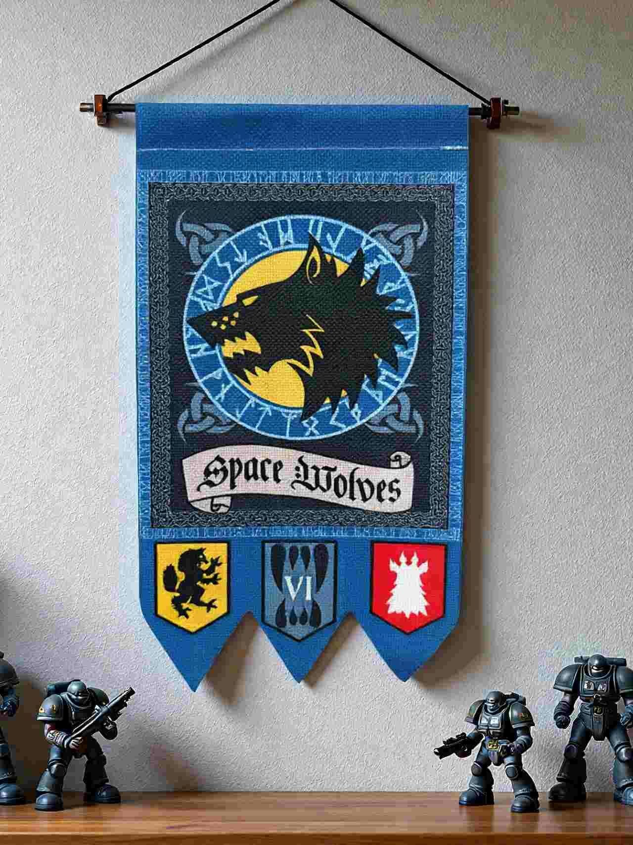 Боевой штандарт легиона 40K 30*16cm /11.8*6.3 inch