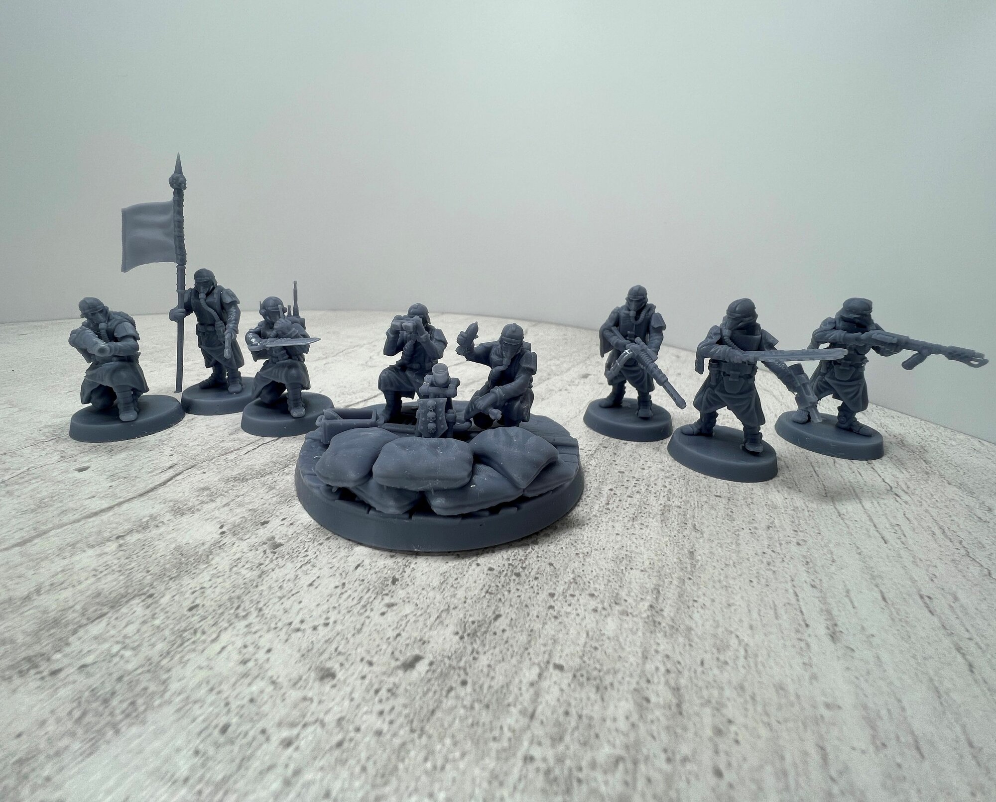 Warhammer 40000 Гренадёры Корпуса Смерти Крига / Набор миниатюр для настольной игры