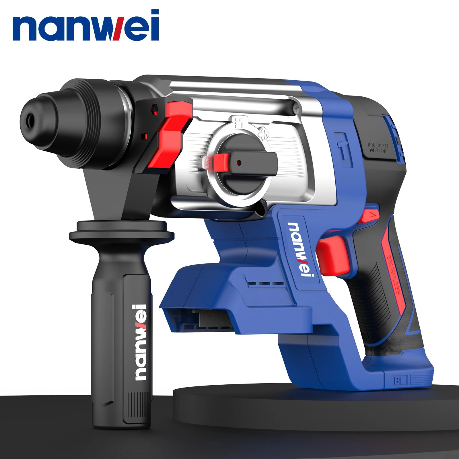 NANWEI Аккумуляторный перфоратор 20В No Battery