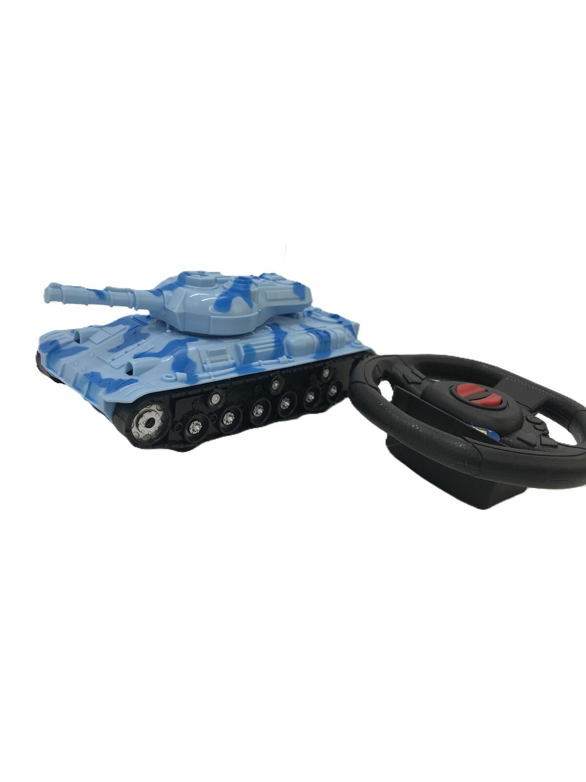 Игрушка "Танк Камуфляж", радиоуправляемый (768-D20-1), цвет голубой