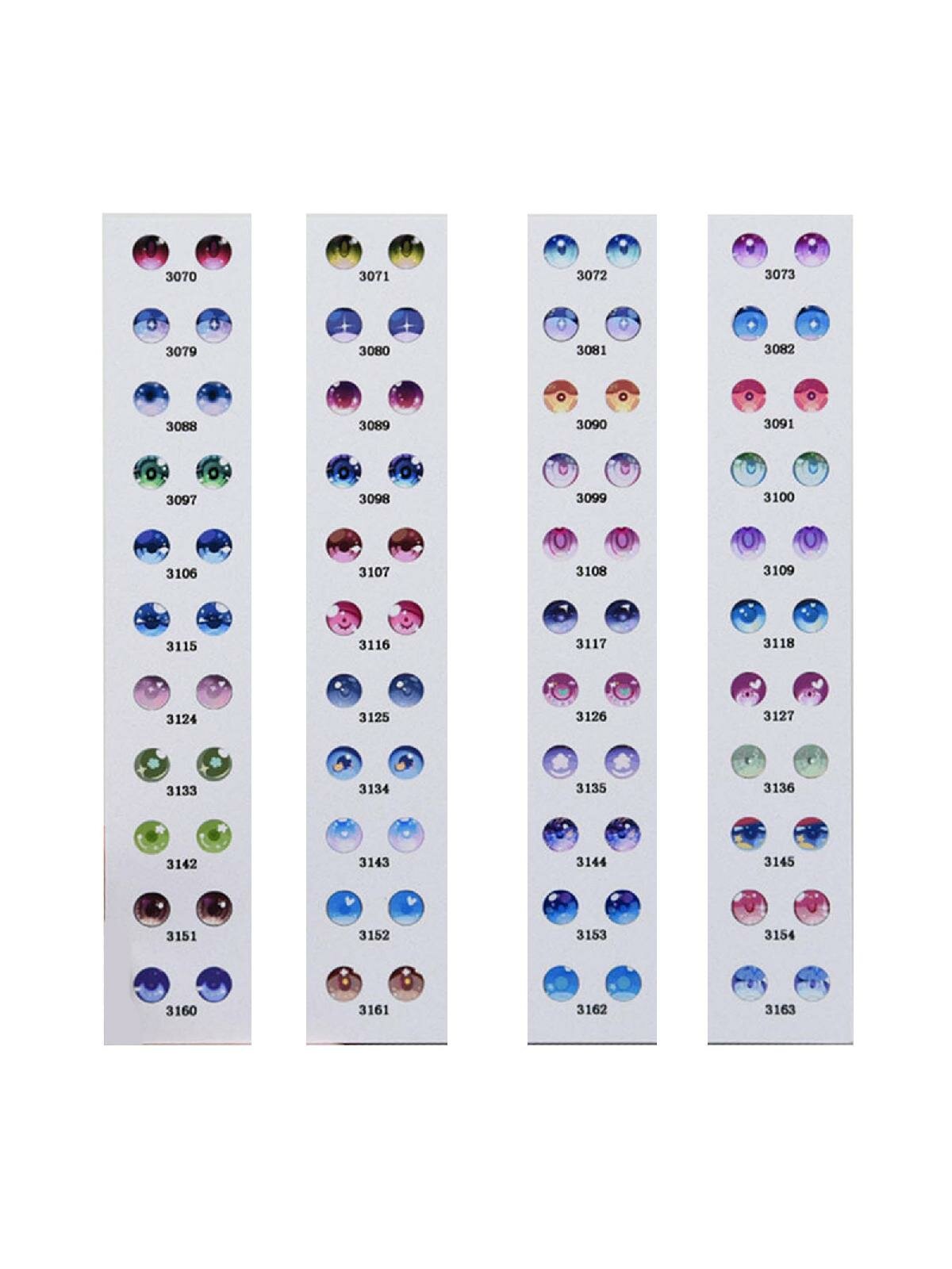 Глиняные куклы, кукольные глаза, милые аниме-глаза для поделок, изготовления ювелирных изделий