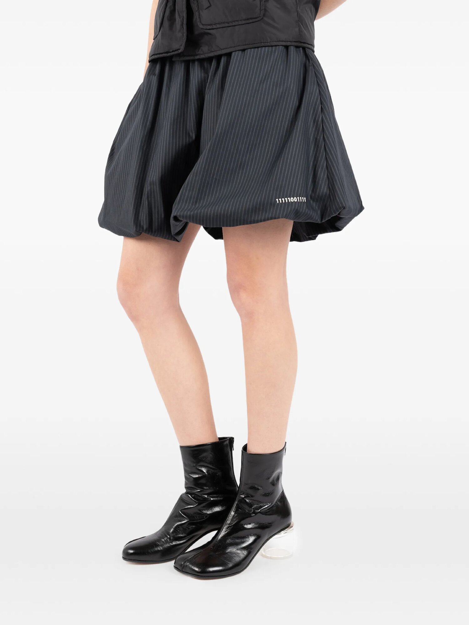 Юбка Societe Anonyme Striped gathered mini skirt, размер 42 — фото 1