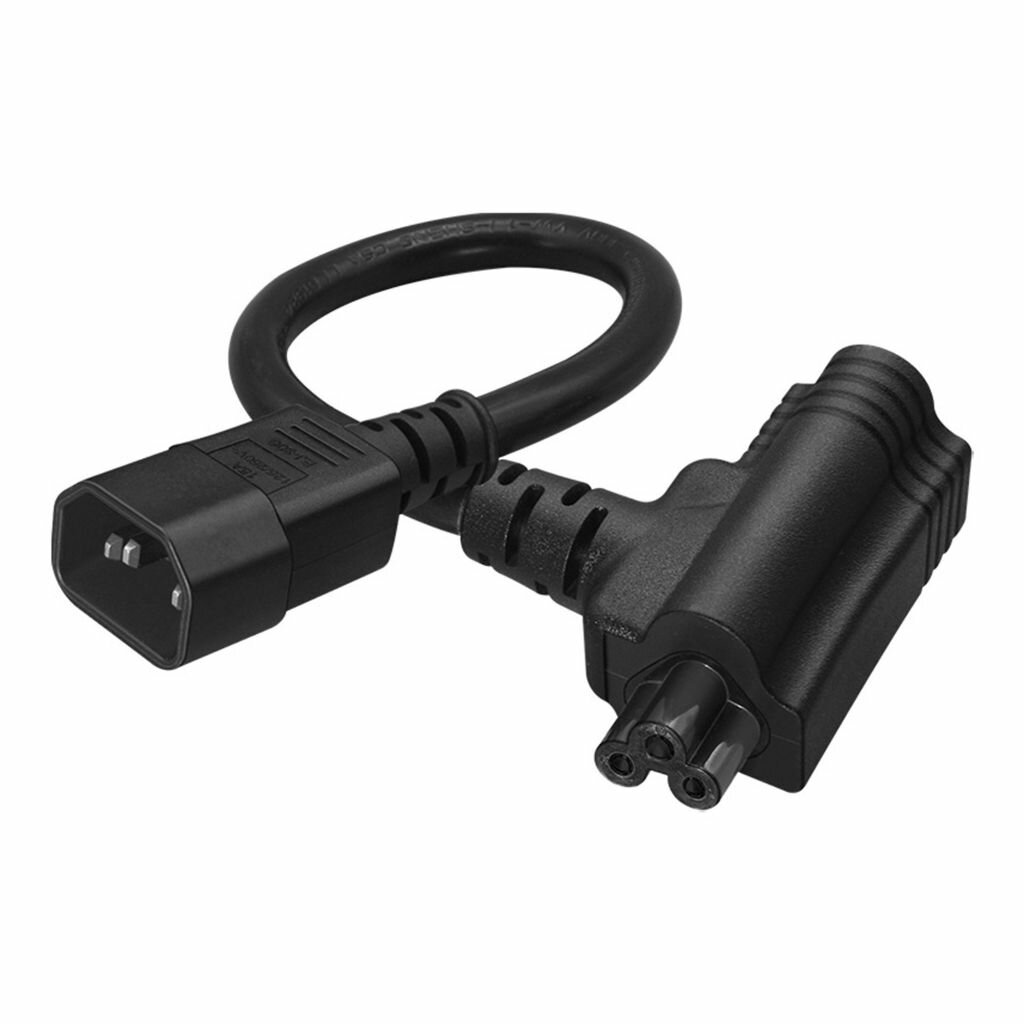 Штыревой разъем C14-C5 + 5 15R для розетки с тремя отверстиями американского стандарта и в виде цветка сливы - 0,6 М