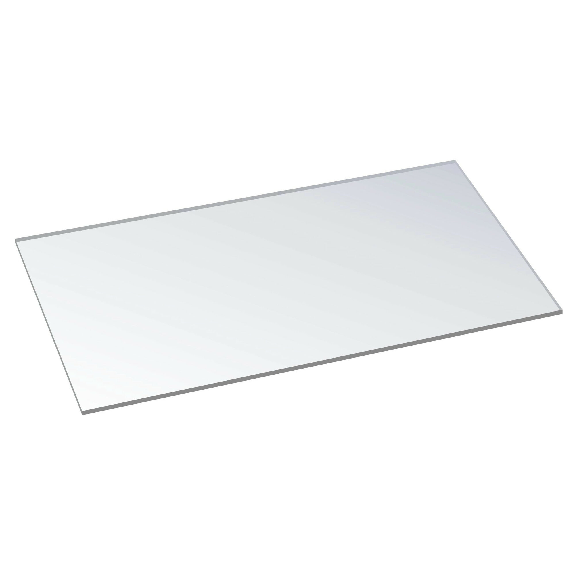 Полистирол Novattro, для декоративных конструкция, 1500х500х4 мм, прозрачный