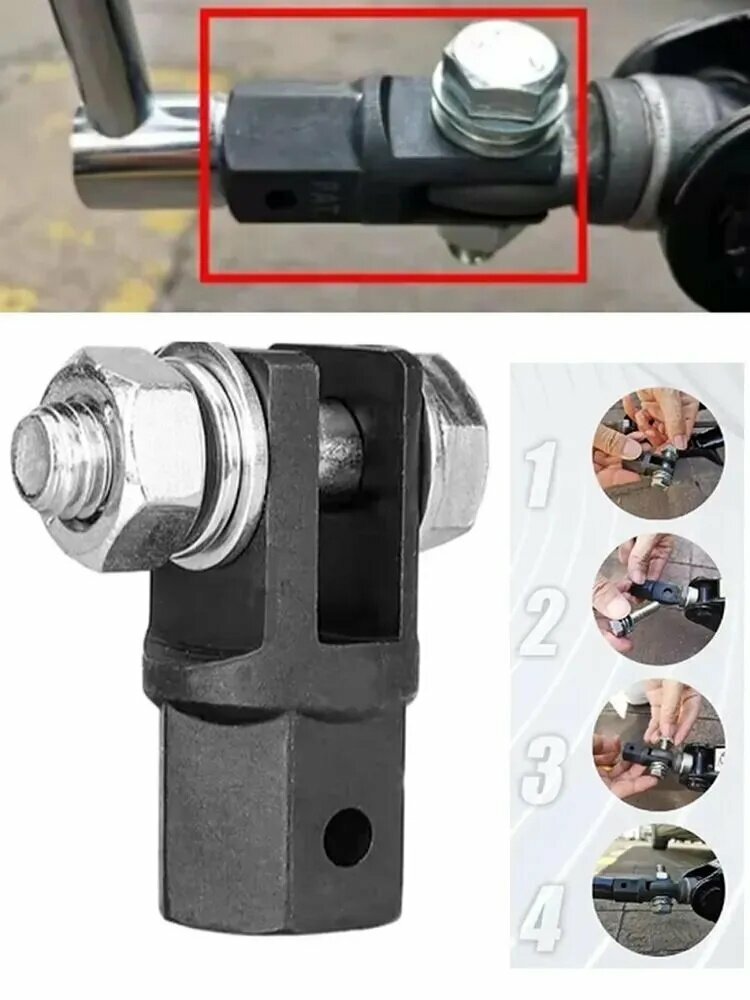 Адаптер Ключ для домкрата под шуруповерт, гайковерт