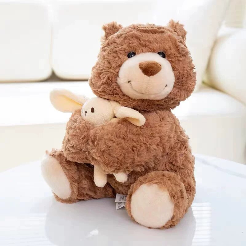 Аутентичная шляпа на день рождения, подарок, кукла-медведь, плюшевый мишка, плюшевая игрушка, милая подушка, пара,