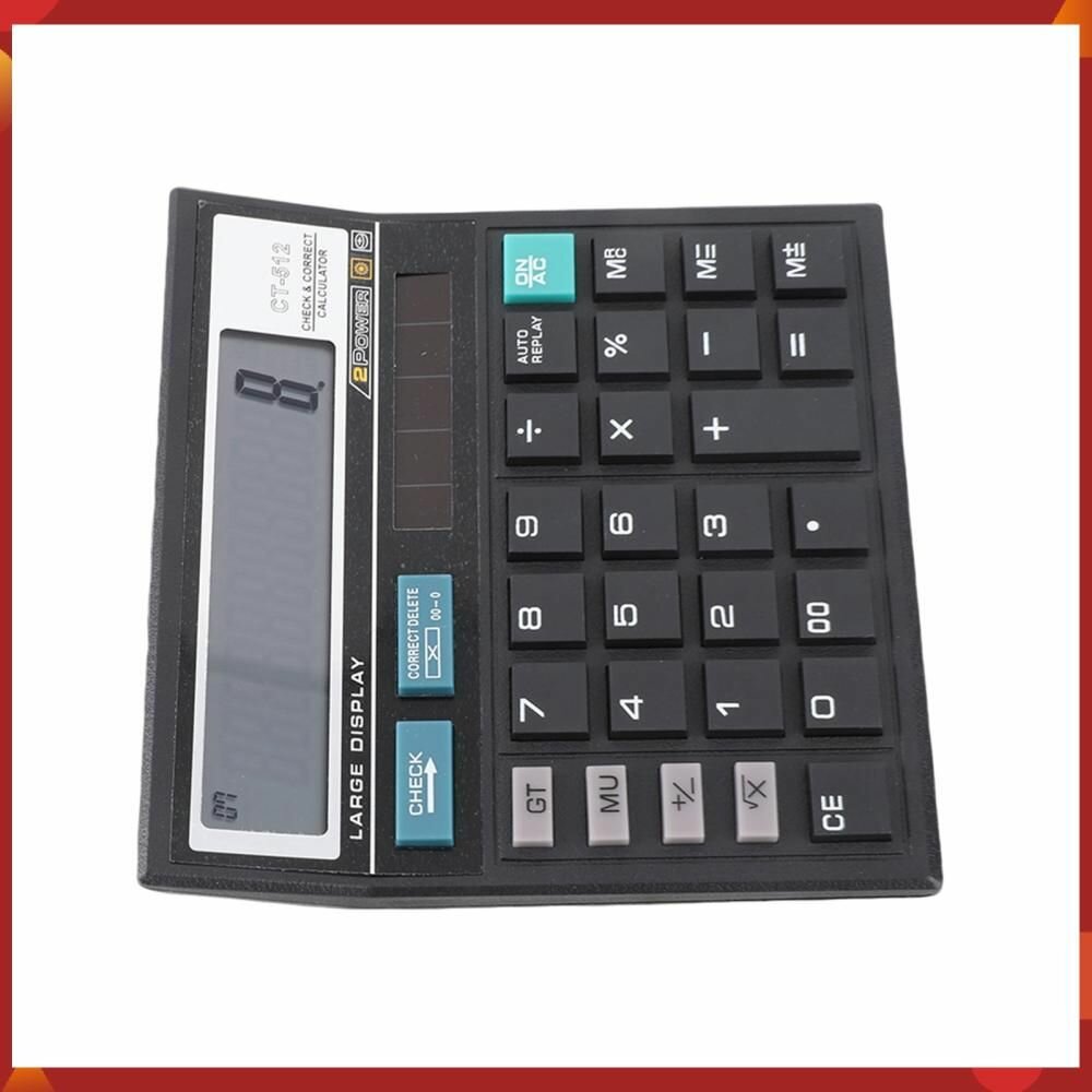 Научный калькулятор, солнечное питание, для точных расчетов в финансах и науке