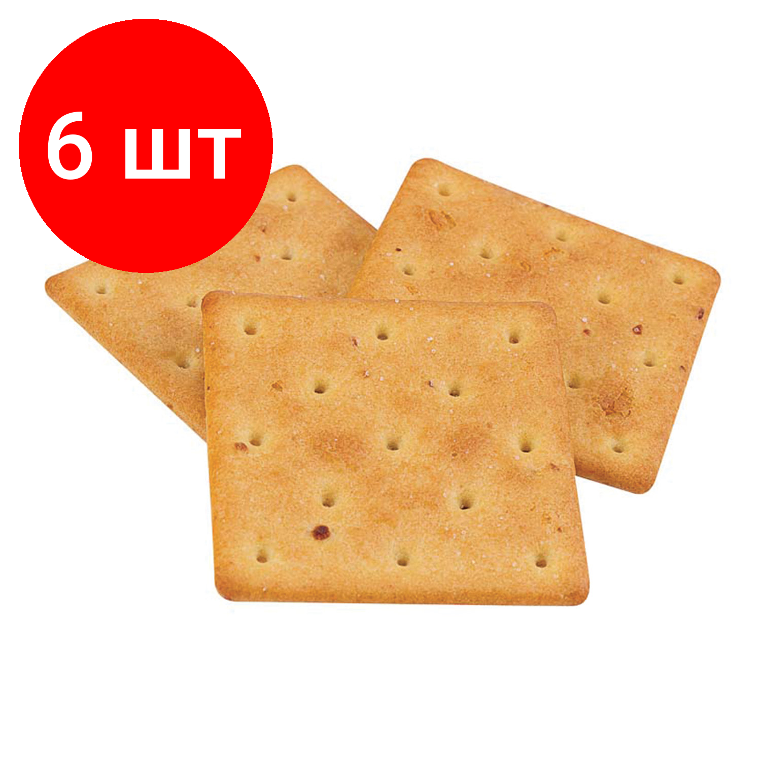 Комплект 6 шт, Печенье белогорье "Кристо-Твисто", крекер с солью, 3.5 кг, весовое, гофрокороб, 44-11