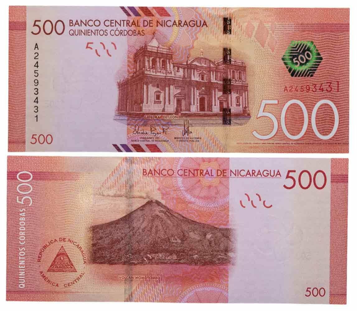 Никарагуа 500 кордоб 2015