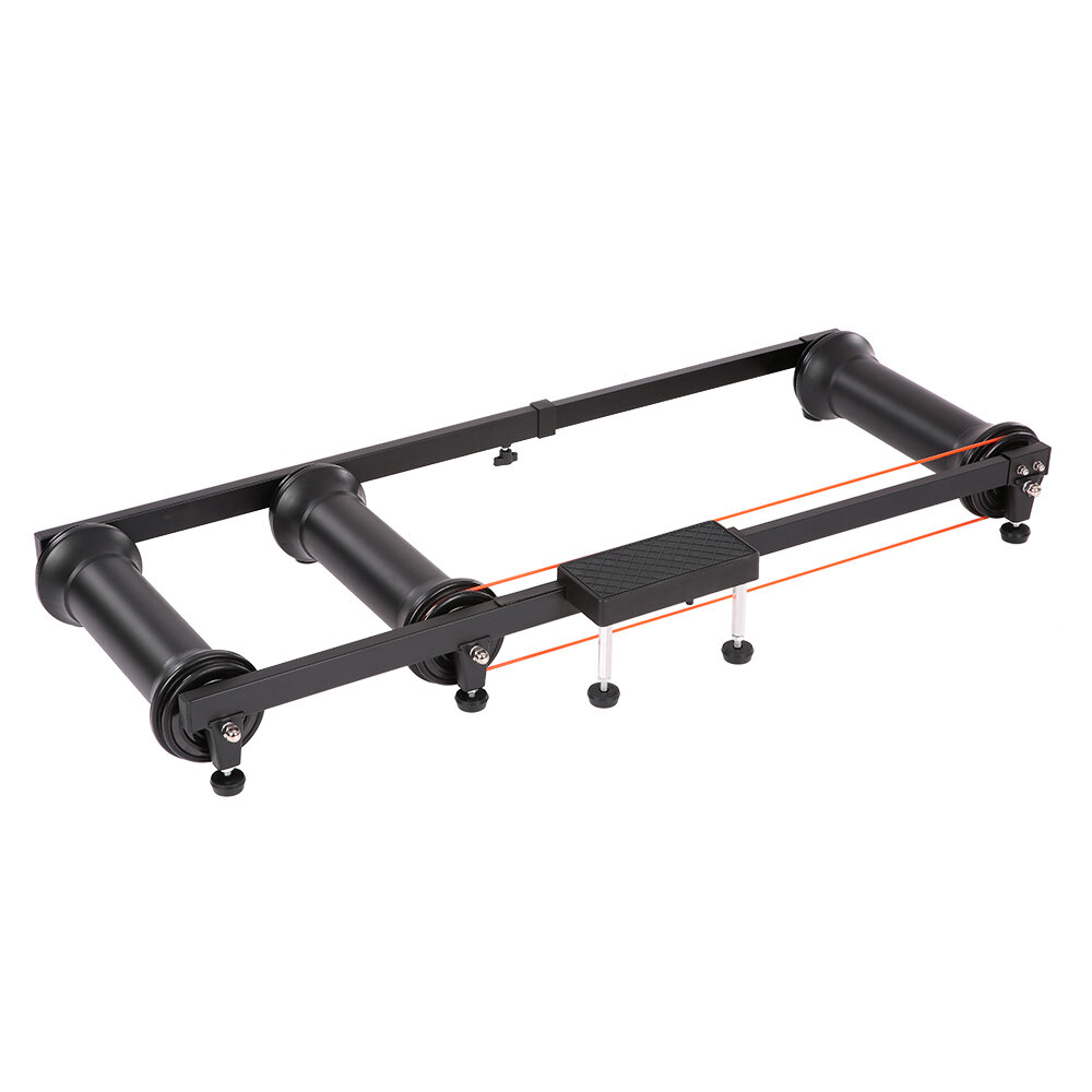 Тренажер для велосипеда роликовый для дома MTB горный велосипед дорожный велосипед фитнес, цвет черный/синий/красный, материал алюминиевый сплав + ABS, вес изделия 8.7 кг, грузоподъемность 150 кг, размер упаковки 82*52*13 см, вес упаковки 9.5 кг,