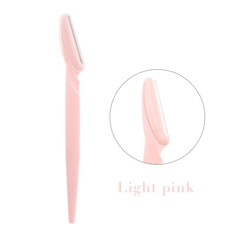Пластиковый триммер для бровей Light pink