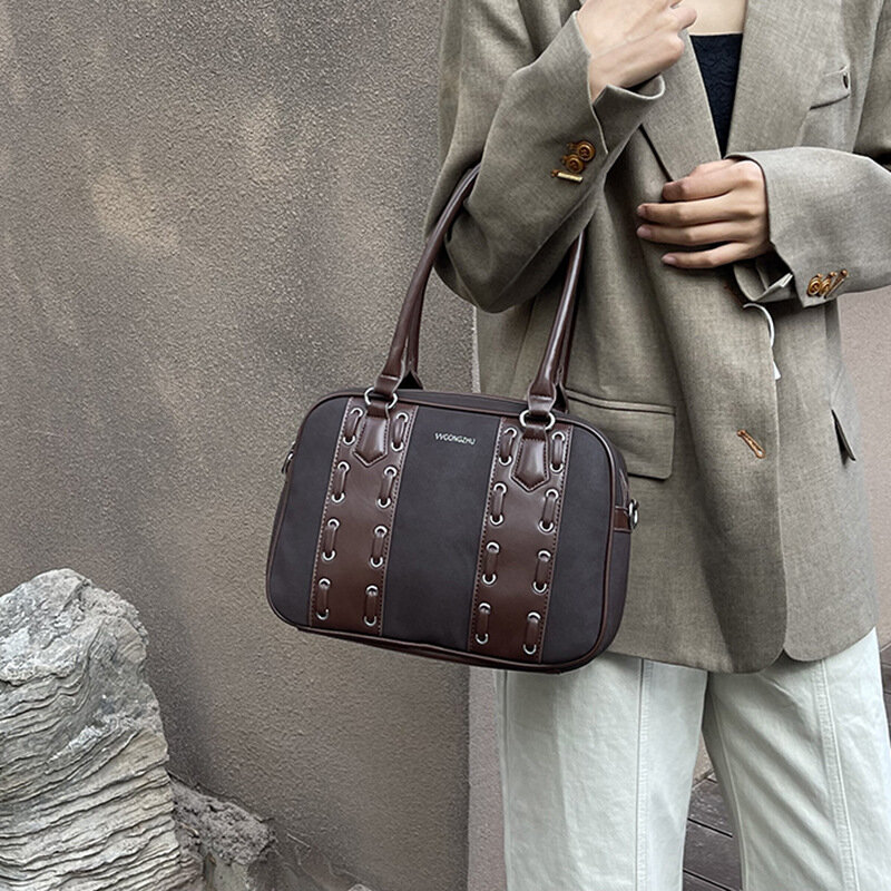 Элитная сумка через плечо в европейском и американском стиле для женщин 2025 года, новая модная нишевая дизайнерская сумка Boston