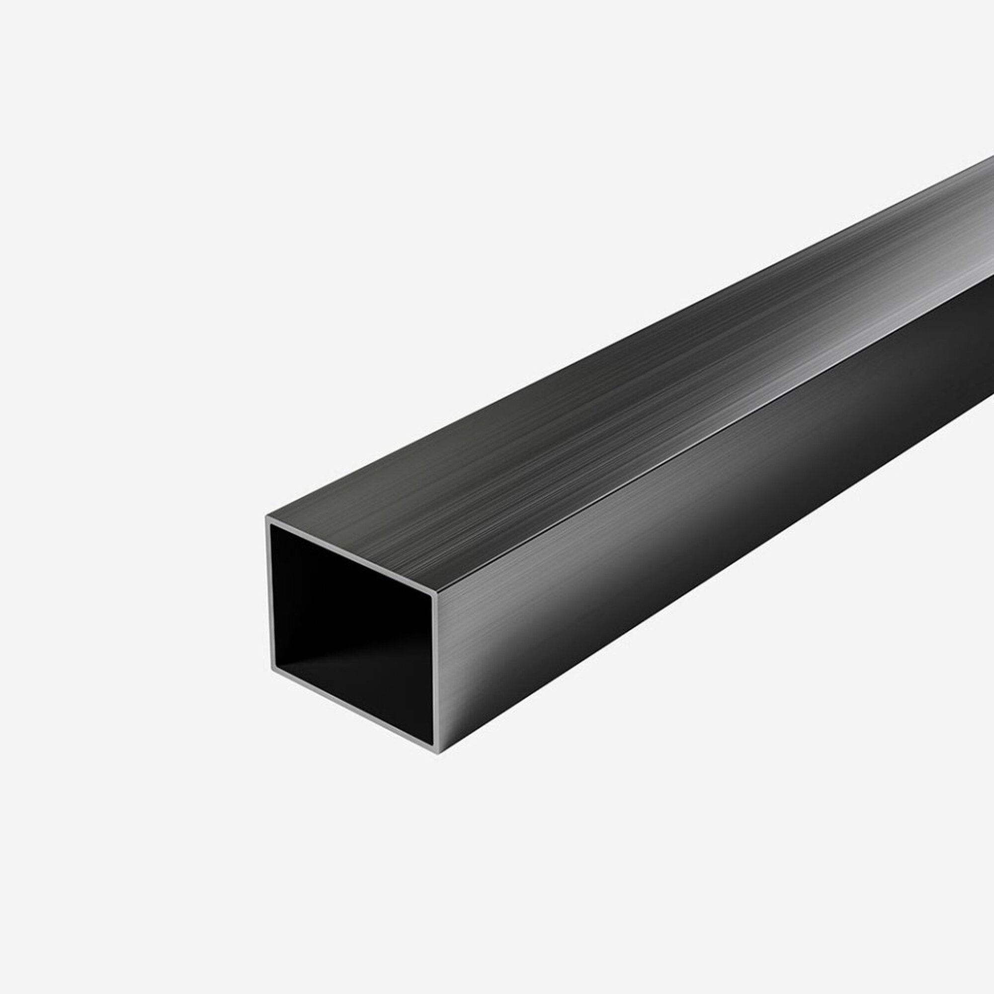 Добавочный профиль универсальный, брашированный графит, 30*39*2000 мм