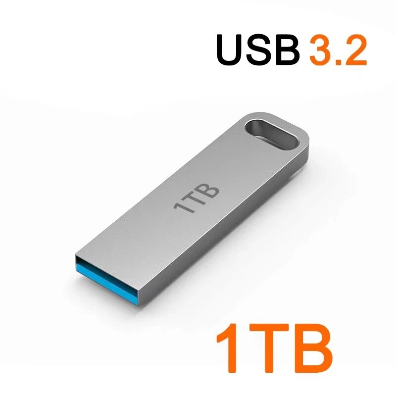 VIVO флешка 2 ТБ USB 3.2 Silver 1TB