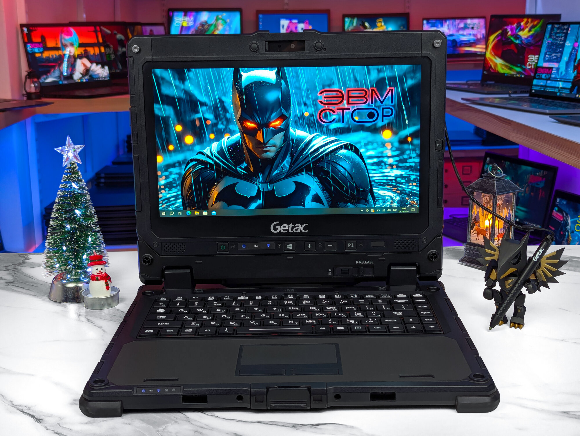 Ноутбук Getac K120, 12,5" FHD IPS, Intel core i5-8250U, RAM 16 ГБ, SSD 512 ГБ, Intel HD Graphics 620, Win10 pro, Touch