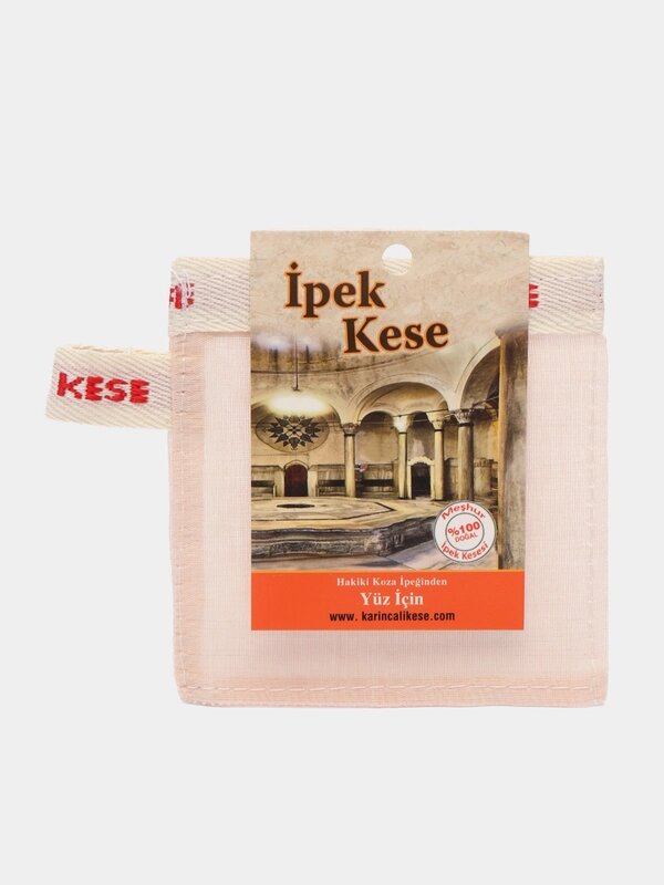 Мочалка. Массажная шелковая рукавица, варежка, кёсе (кесе, kese) для пилинга лица