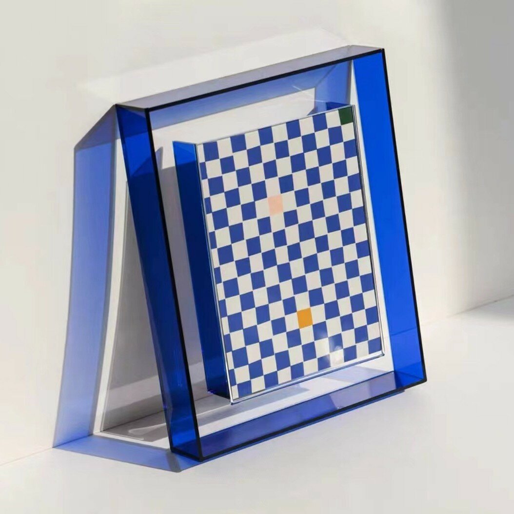 Цветная акриловая фоторамка DIY, прозрачная фоторамка, подставка для демонстрации, рамка для 6inch постеров, настенная подвесная полая фоторамка, возможность кастомизации