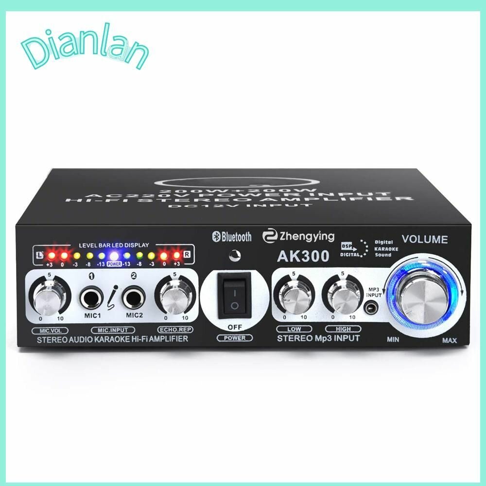 Усилитель мощности Черный европейский штекер