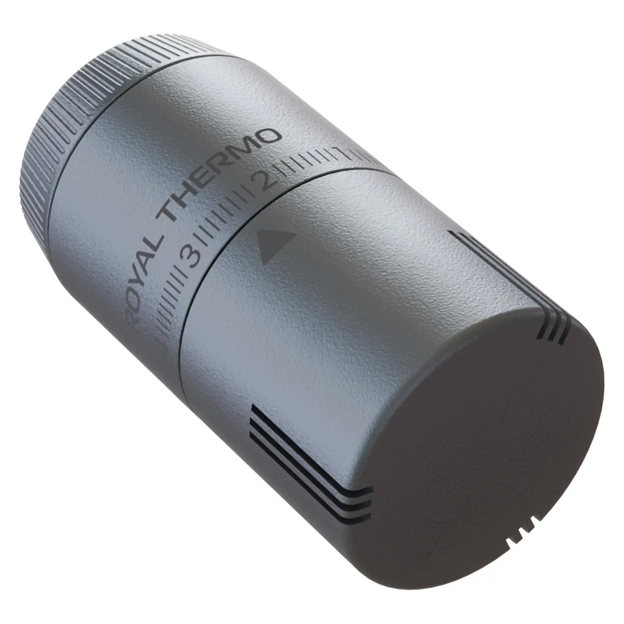 Термостатическая головка жидкостная Royal Thermo Design M30x1.5 серебро