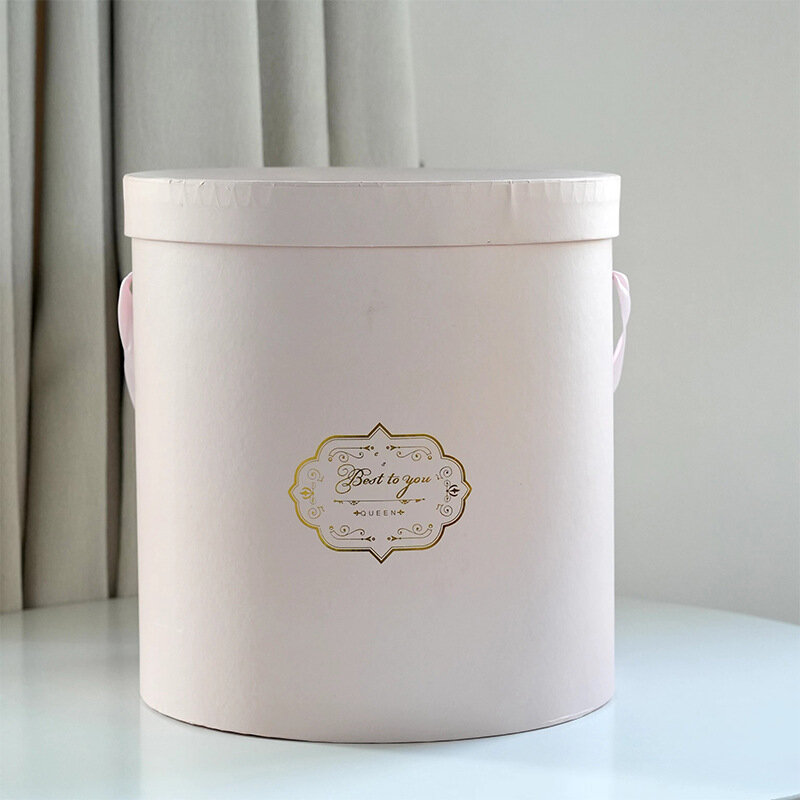 Набор из трех круглых цветочных ведер на День святого Валентина, белый, серебряная цветочная коробка, букет, цветочная композиция, подарочная коробка, упаковочные материалы для цветов