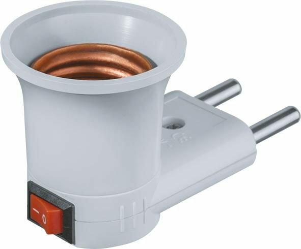 Электрический патрон-переходник Navigator с розетки на E27, NLA-S-E27