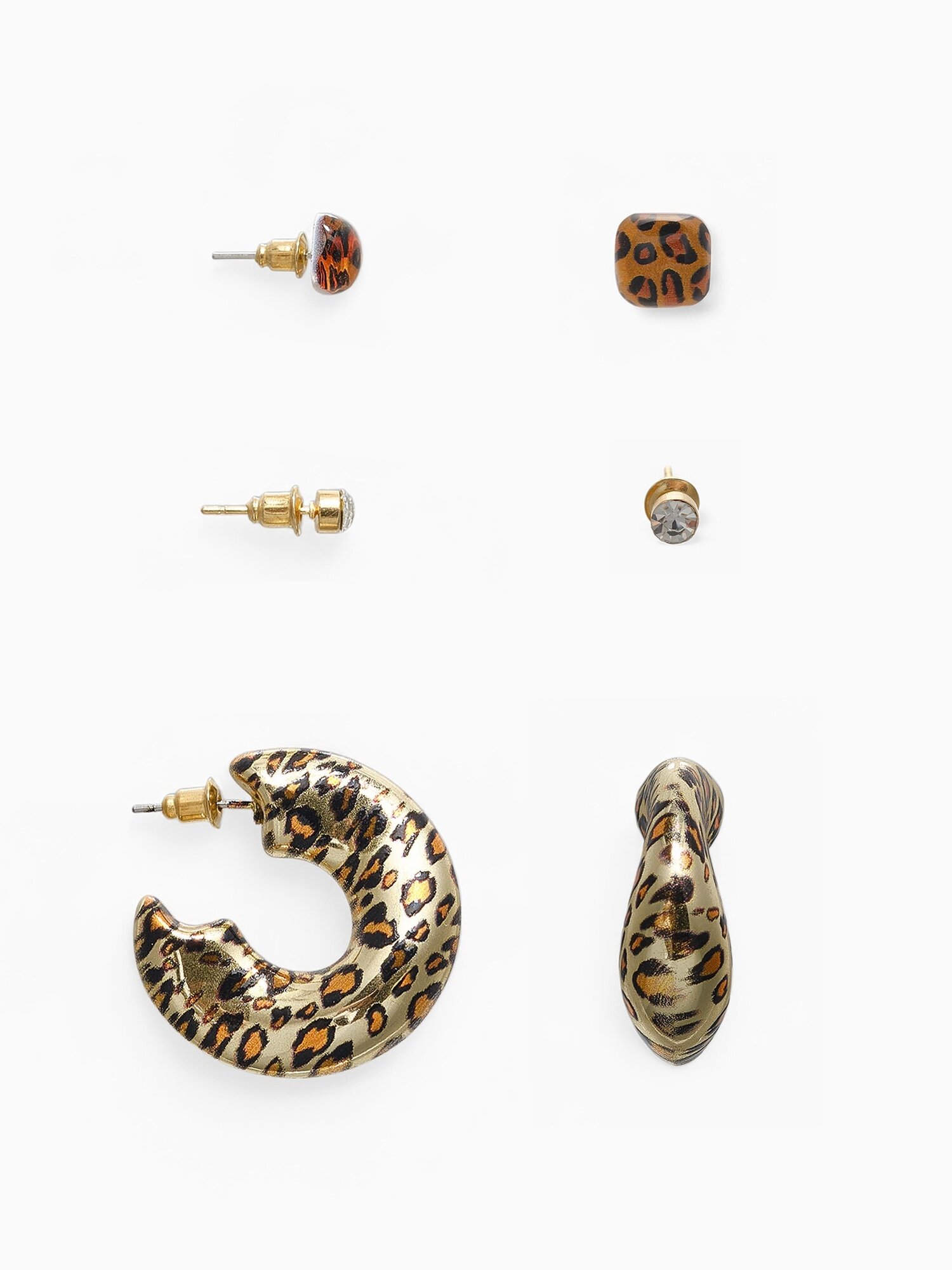 Комплект серег, пластик