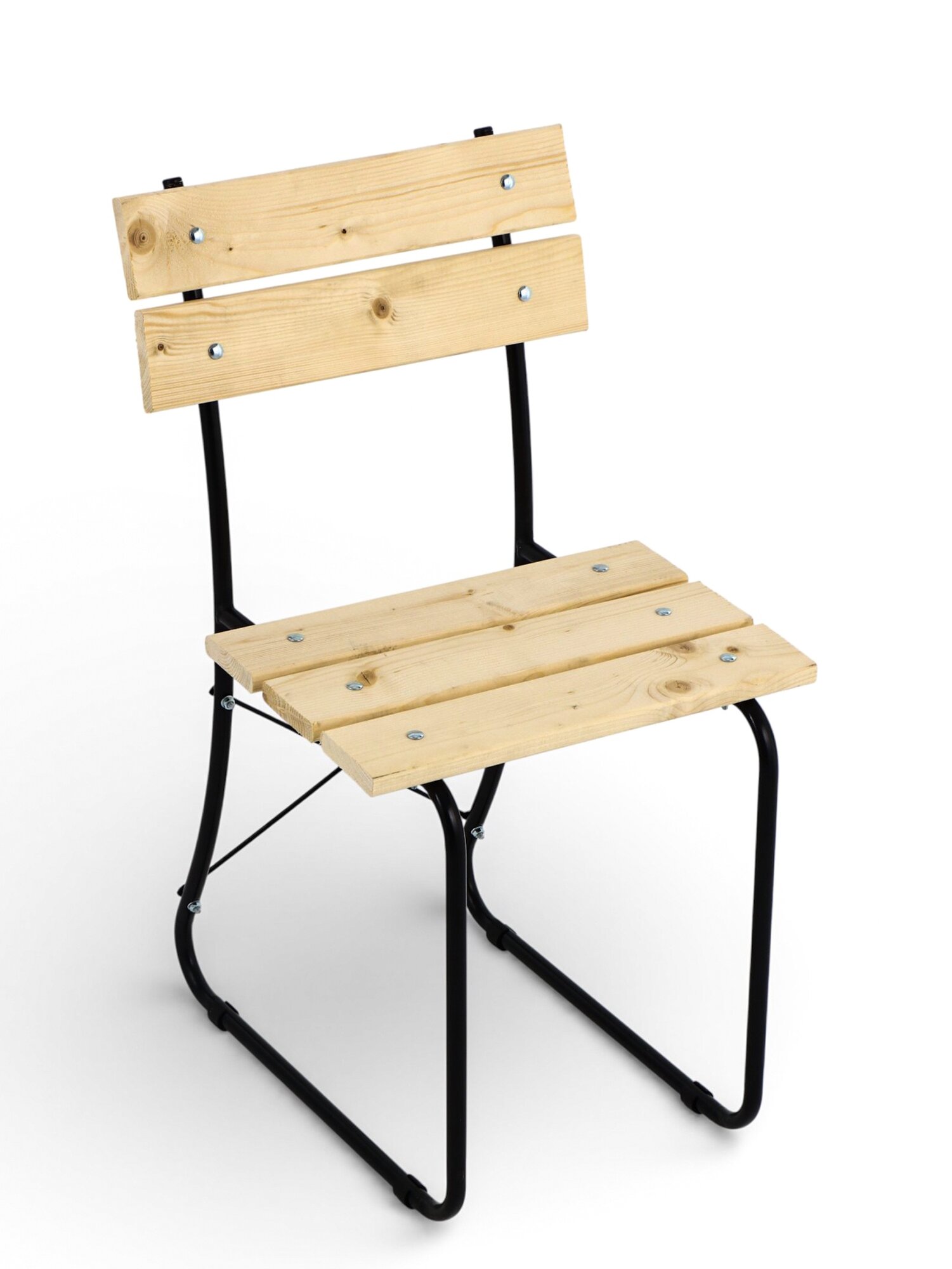 Стул садовый «Кантри», 52×44×82 см, деревянный, для дачи