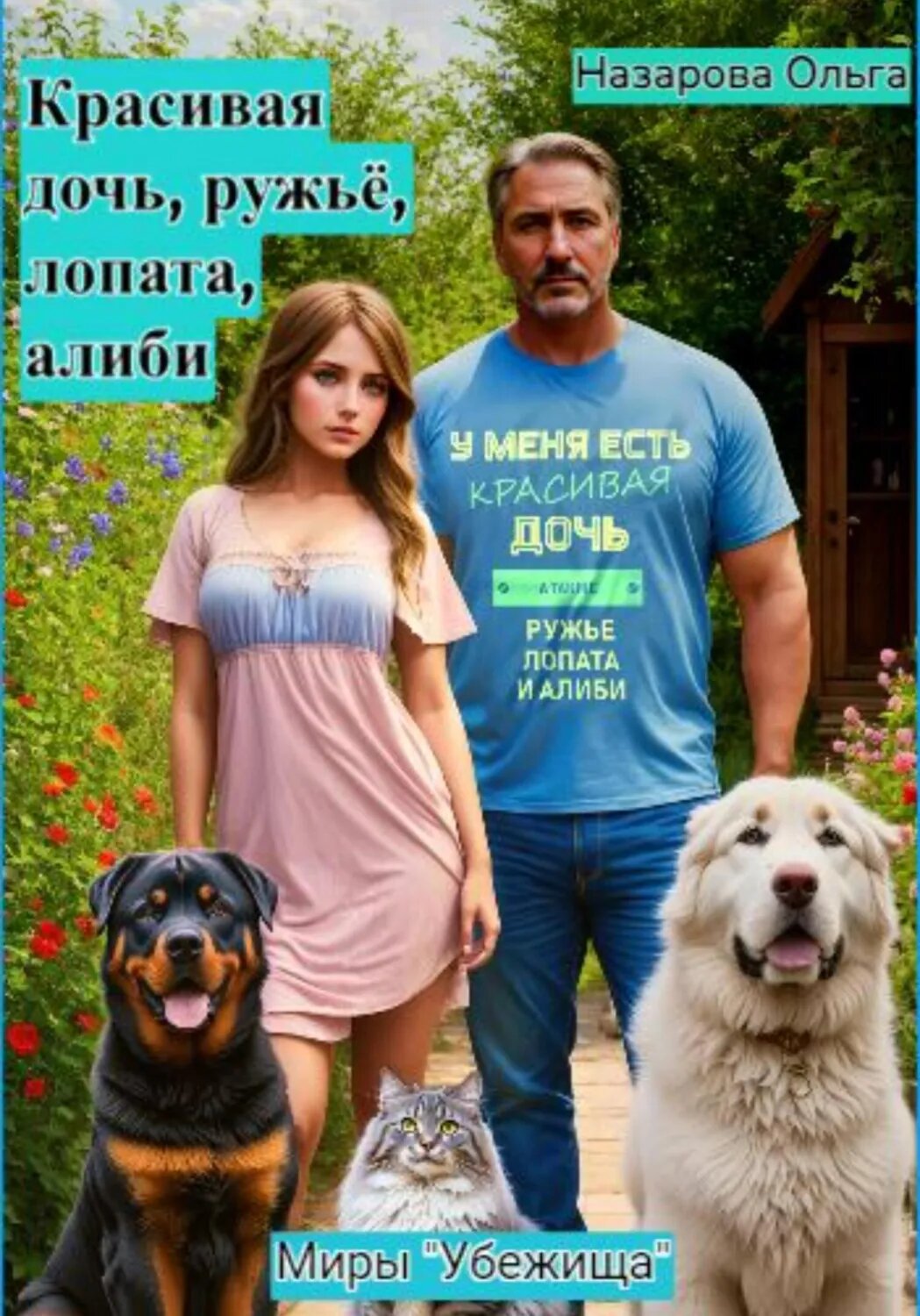 Красивая дочь, ружьё, лопата, алиби [Цифровая книга]