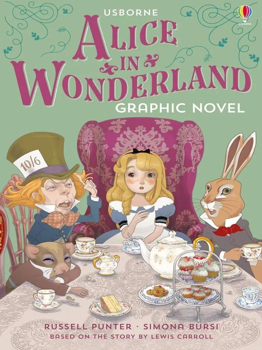 Usborne Graphic Novel Alice in Wonderland комиксы для детей | комиксы и манга