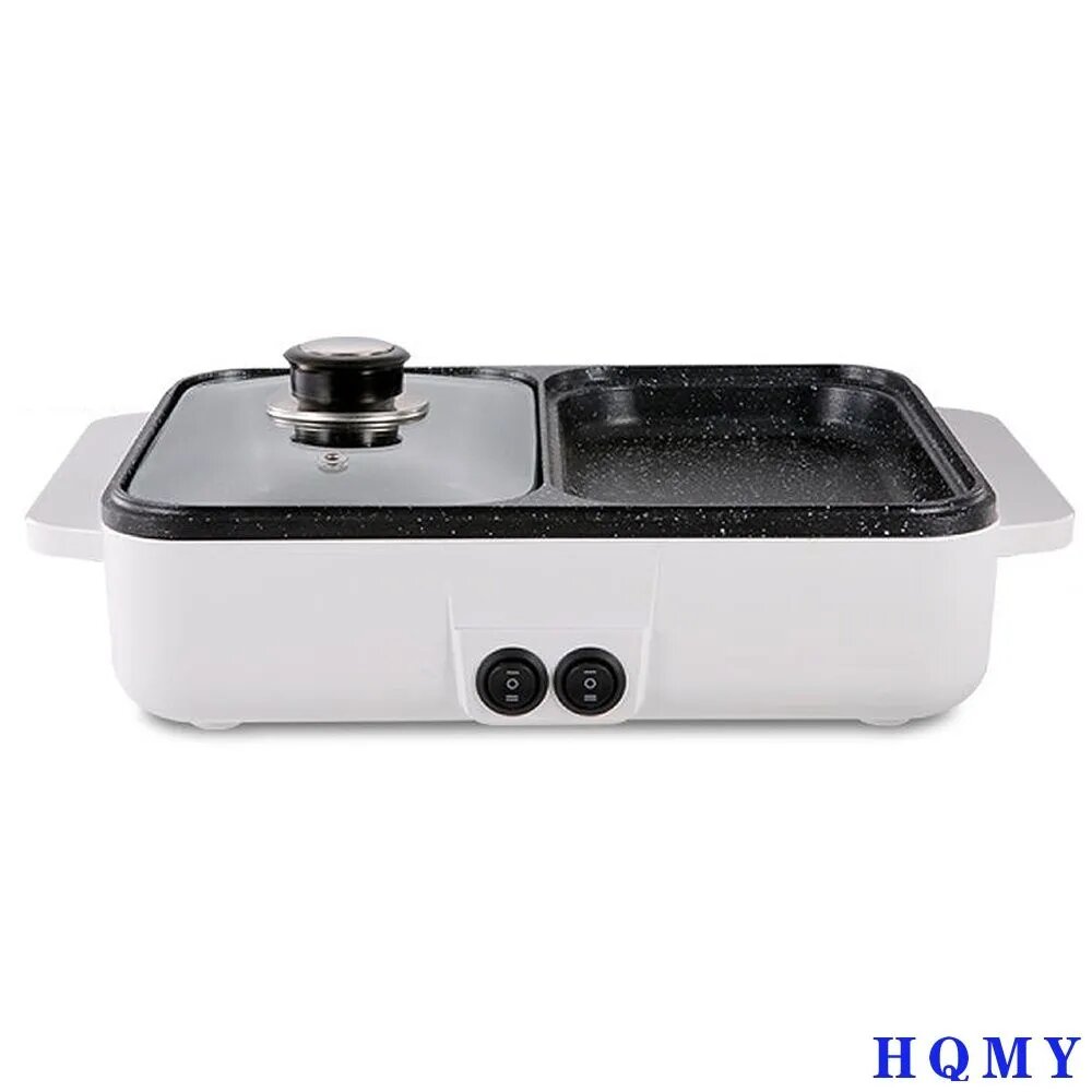 Пароварка электрическая CGyQJ0FQ, белый гриль для барбекю с крышкой