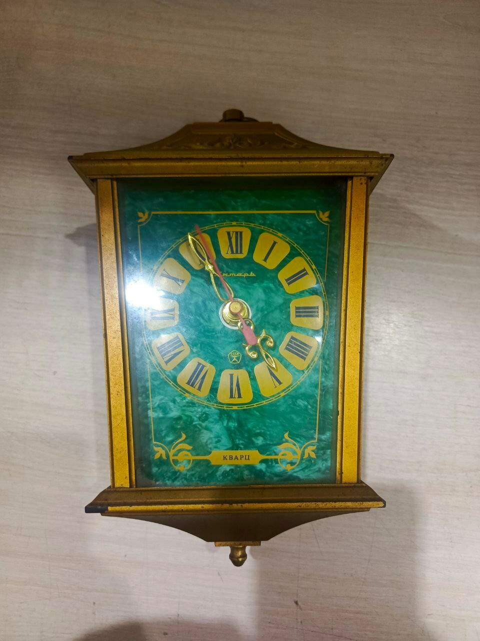 Часы подвесные янтарь кварц ссср