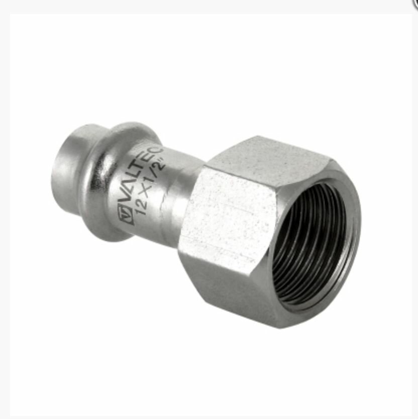 Valtec VTi.902. I.002205 Пресс-фитинг из нержавеющей стали с внутренней резьбой 22 мм х 3/4"