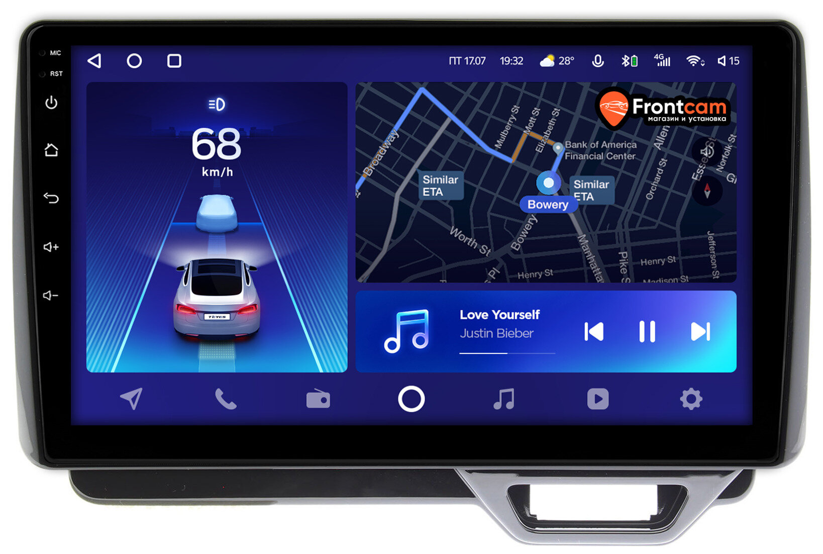 Штатная магнитола Honda N-BOX 2, N-WGN 2 2019-2022 Teyes CC2 PLUS 6/128 10" RM-10-314 Android 10 (4G-SIM, DSP, QLed)