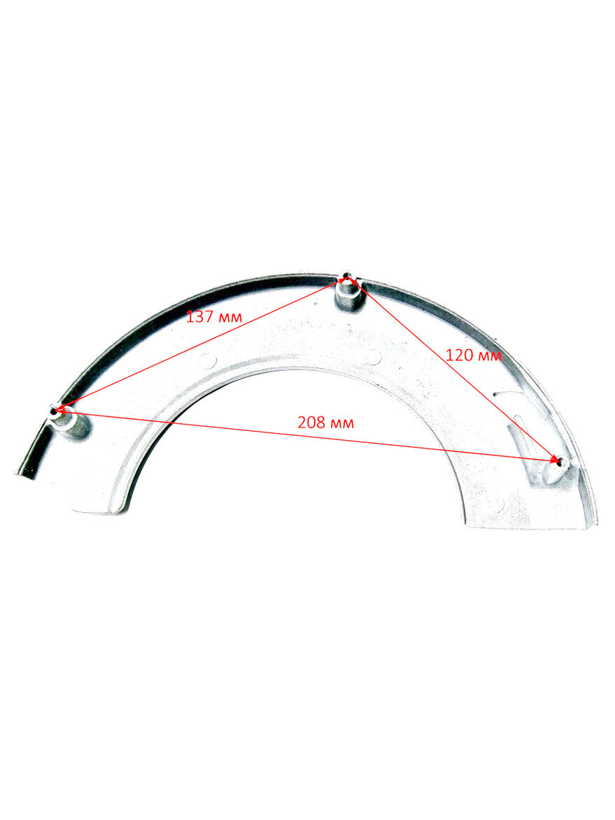 Кожух защитный правая половина для пилы циркулярной (дисковой) РЕСАНТА ДП-190/1800 (s/n YHV ~)