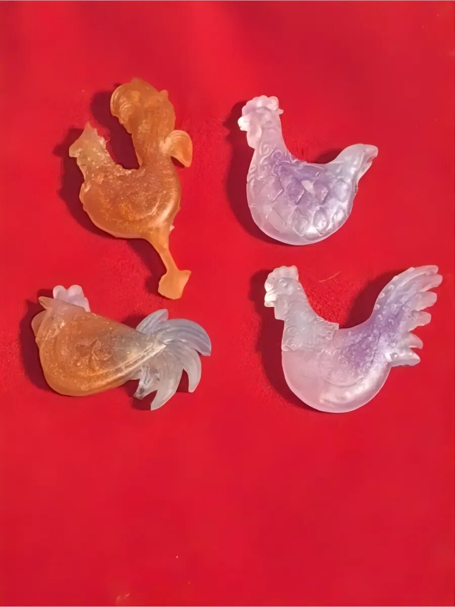 Набор миниатюр - 4 шт, для ватной игрушки