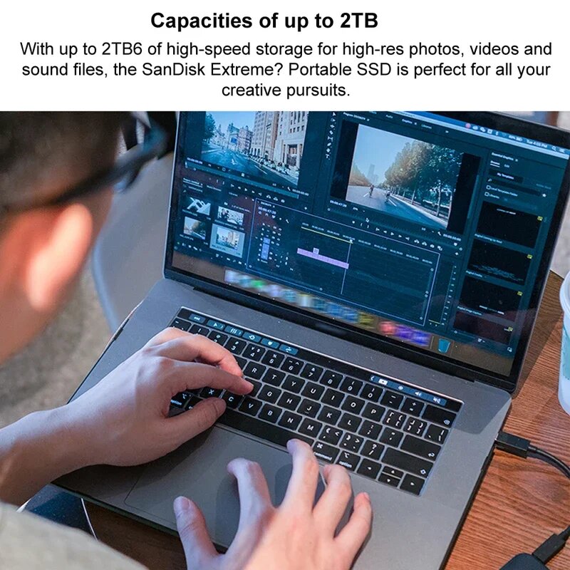 SanDisk E30 1ТБ USB 3.2, черный — фото 1