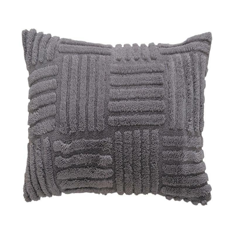 Чехол для подушки из вельвета, Темно-серый - 45 45 см без сердцевины