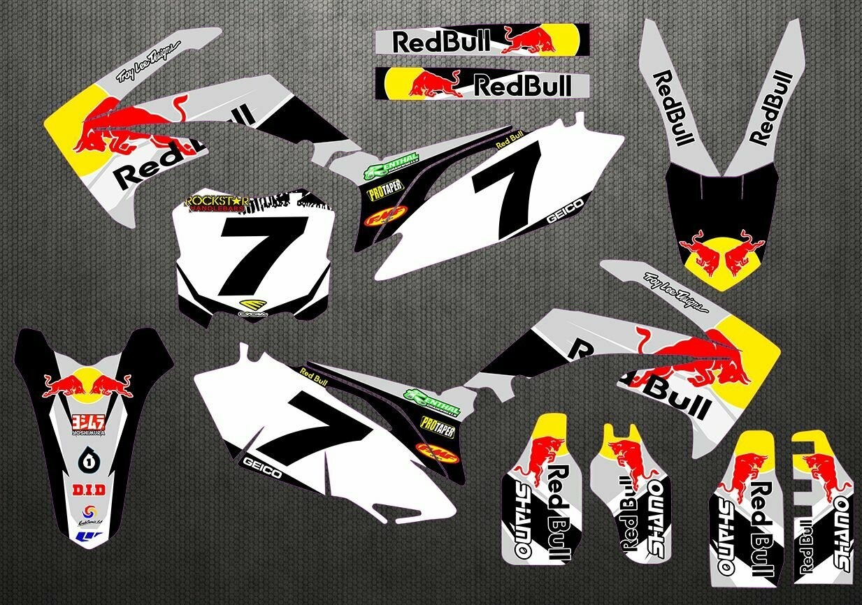 Для HONDA 2010-2013 CRF250R 2009-2012 CRF450R Наклейка Крутой