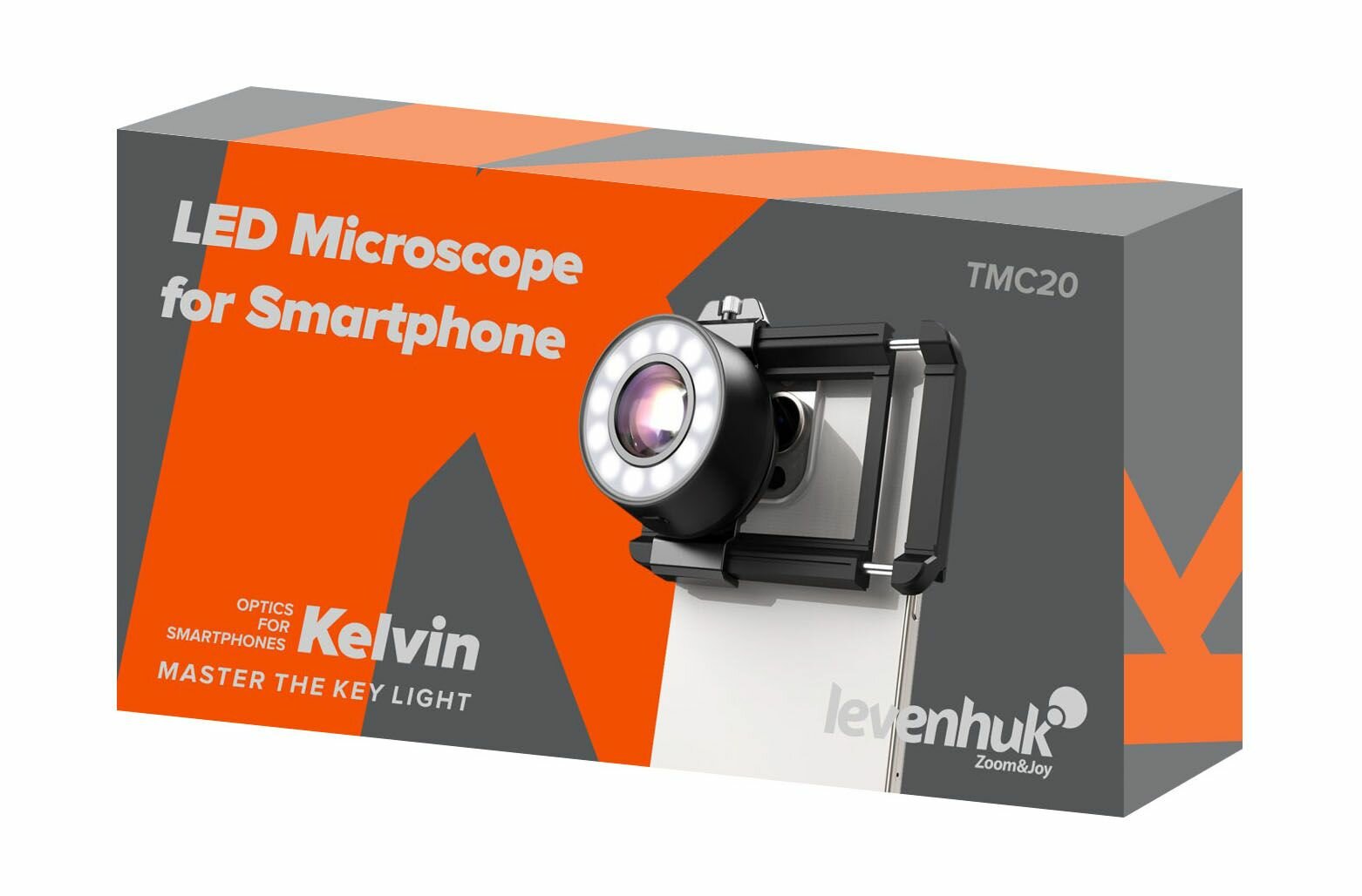 Микроскоп для телефона с подсветкой Levenhuk Kelvin TMC20