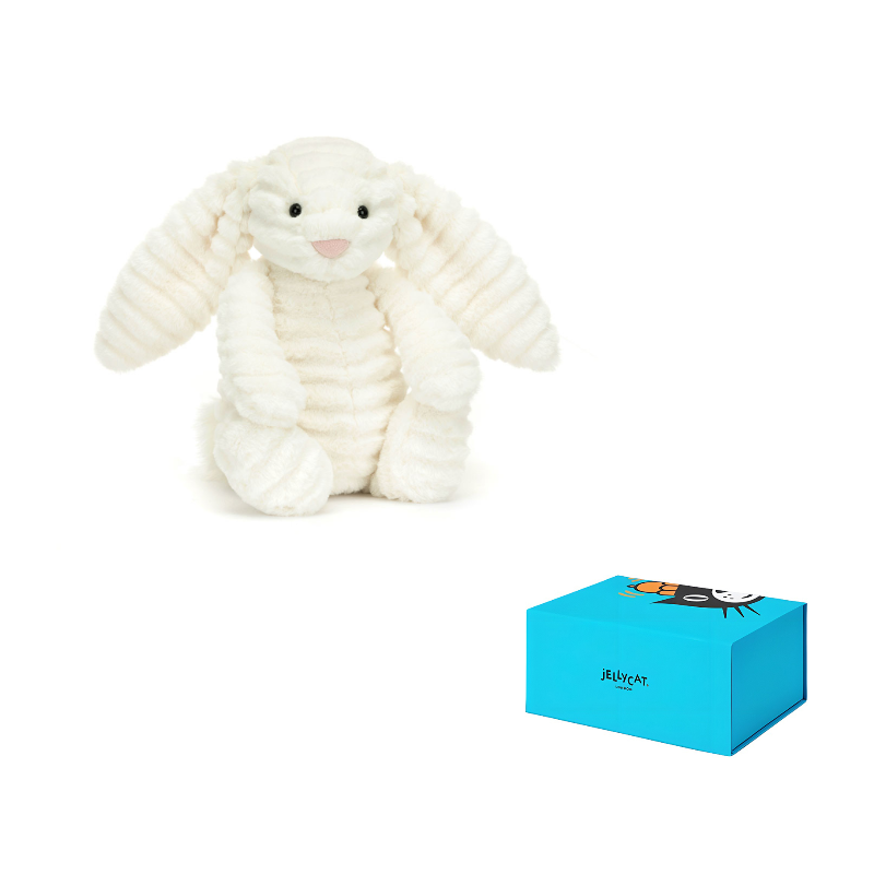 Плюшевая игрушка унисекс JELLYCAT Bashful Luxe Bunny Nimbus, Shy Luxury Style Rabbit