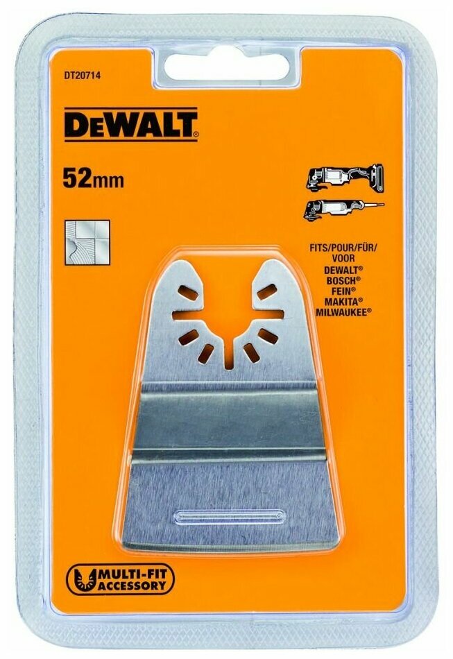 Насадка для многофункционального инструмента DeWalt 52мм DT 20714
